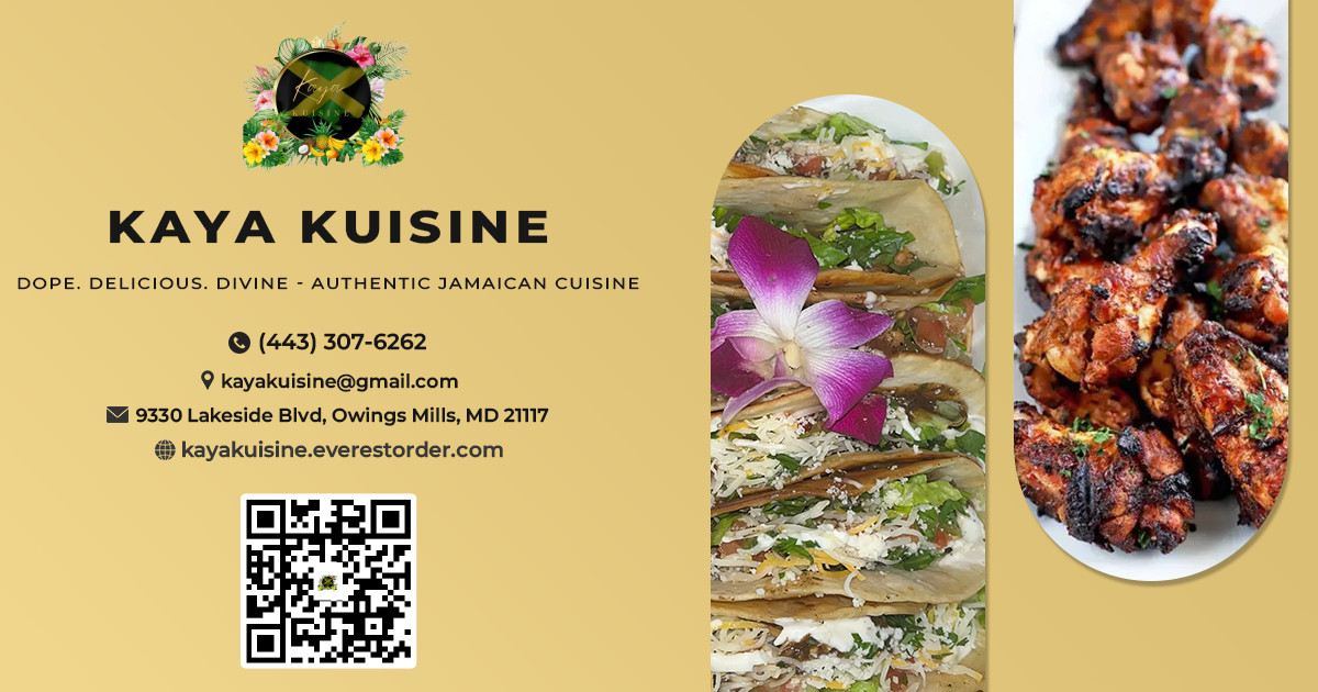 Kaya Kuisine - Dope, Delicious & Divine - Jamaican Food